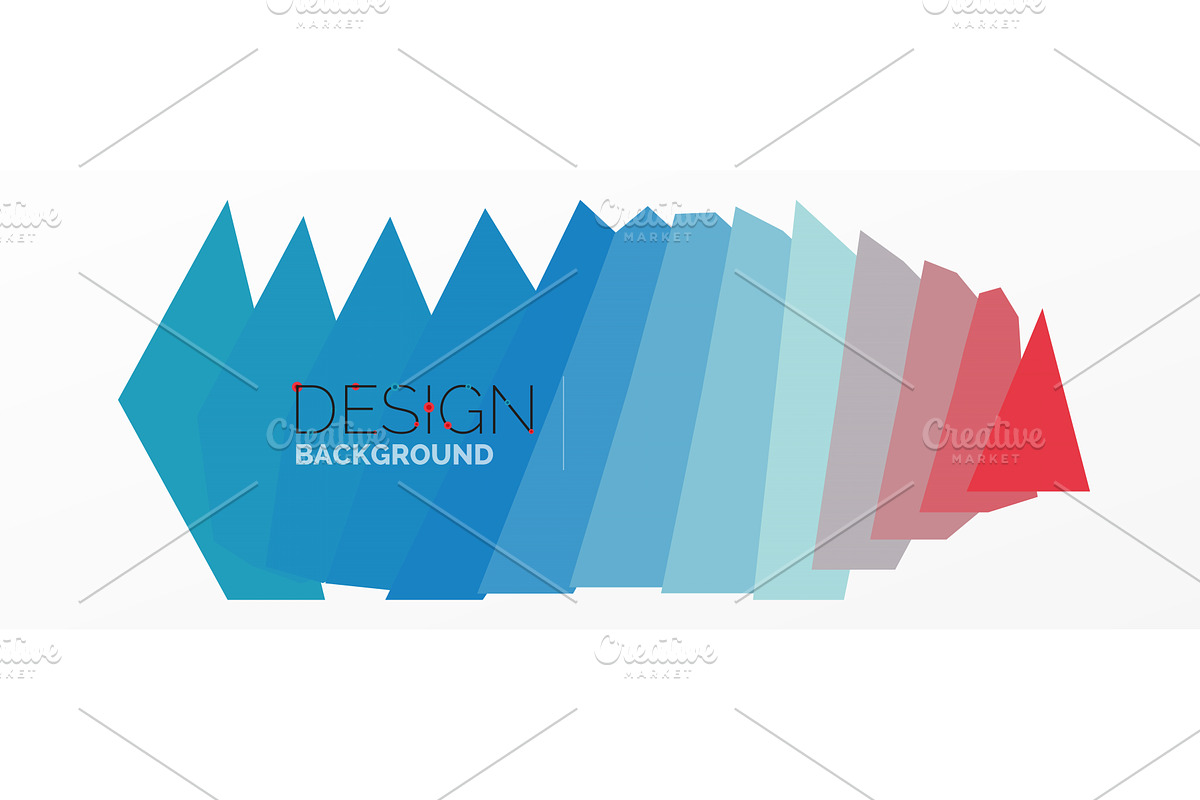Background colorful shapes template, an Illustration by antishock ...
