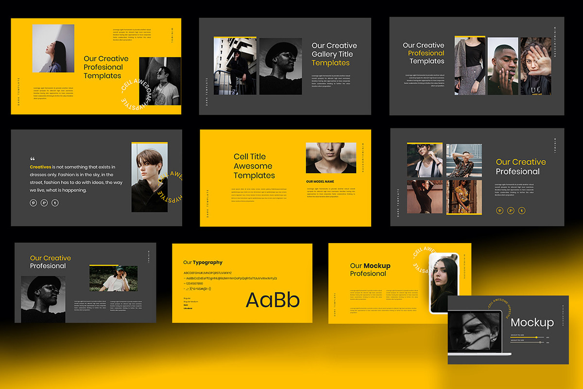 Cell Google Slides Template, a Presentation Template by casanovastudio