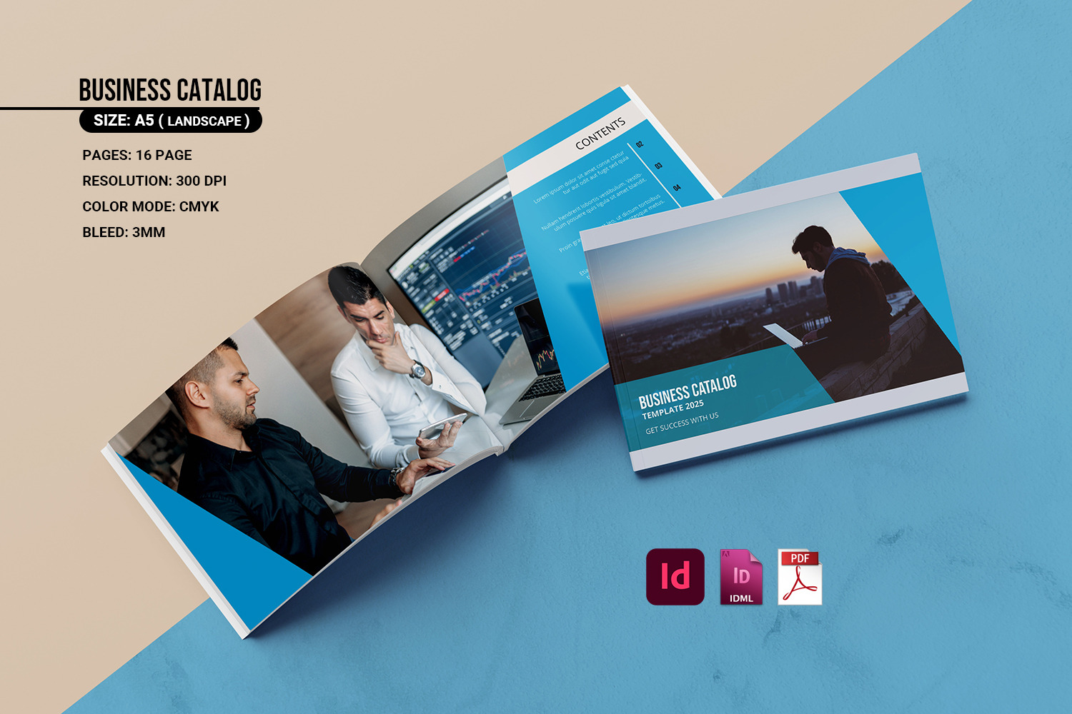Indesign Business Brochure, a Brochure Template by retrographix