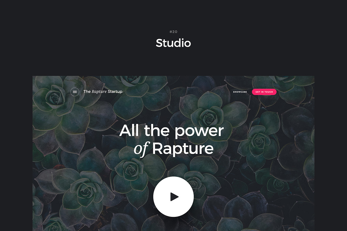 The Rapture Startup UI Kit, an UI Kit Template by Craftwork