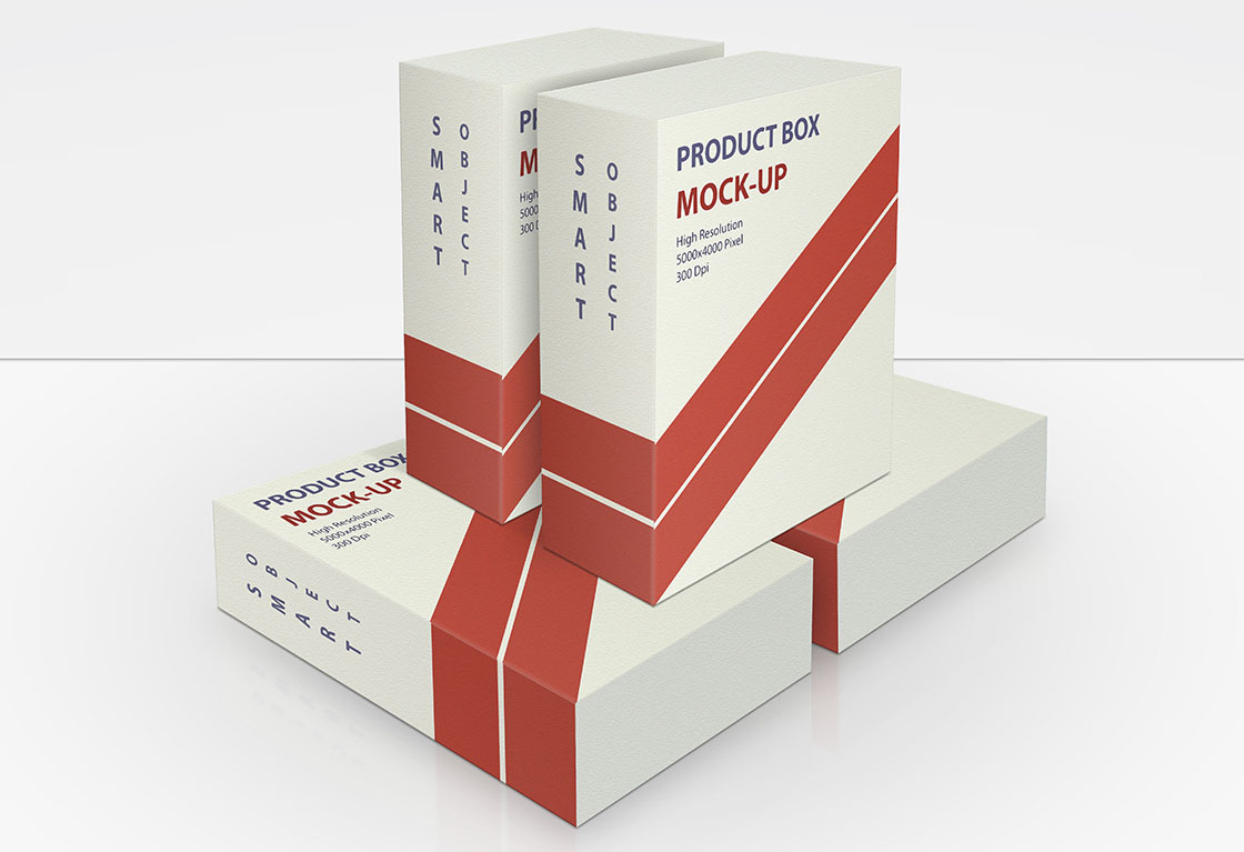 Product Box Mock-Up 08, a Print Template by Graphicsworld125
