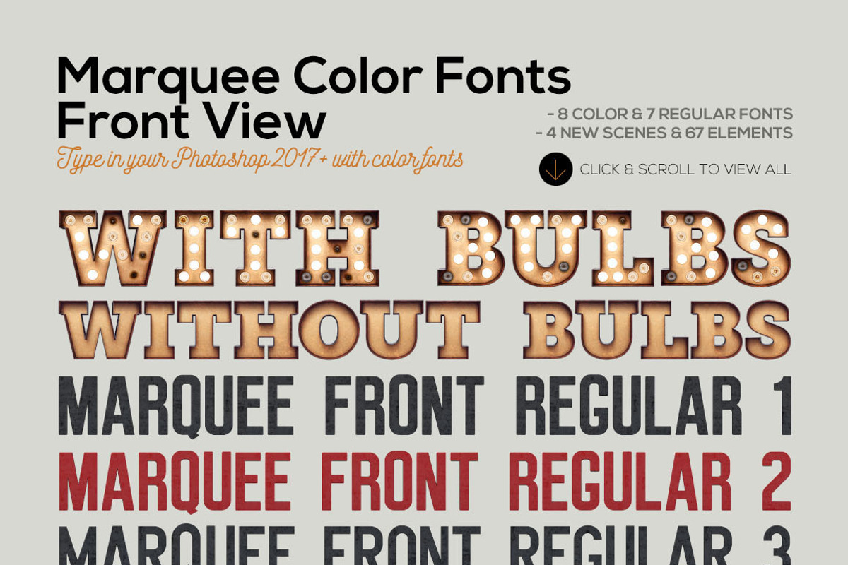 Marquee Light Bulbs - All in 1