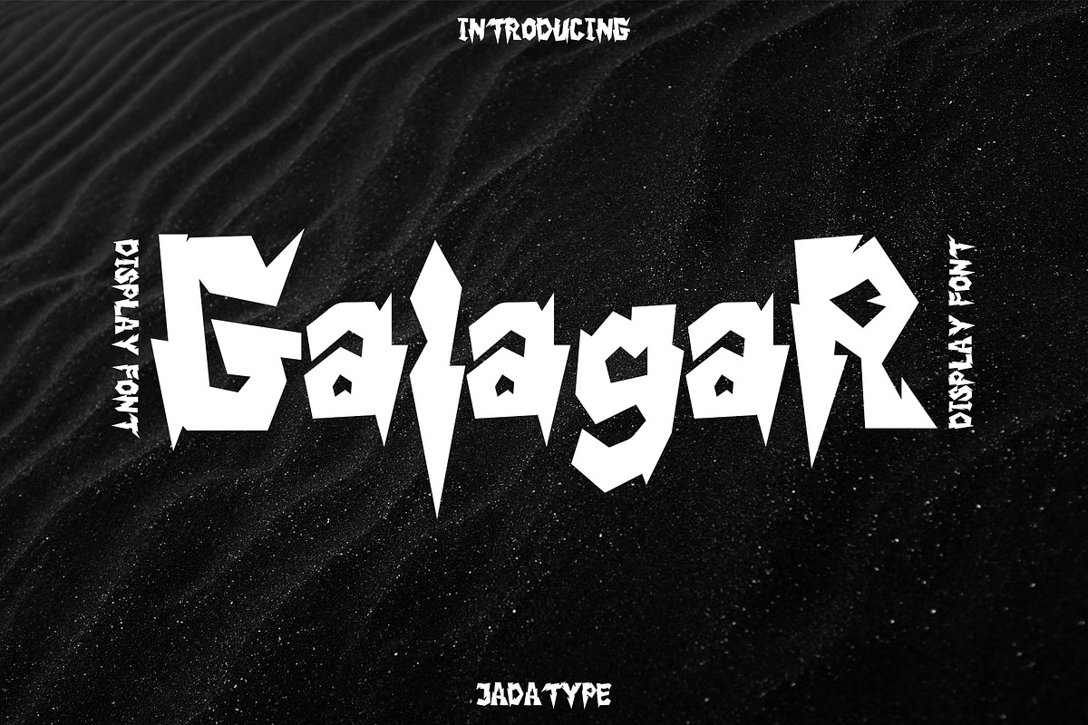Galagar Font | Hard Display, a Blackletter Font by Jadatype.id ...