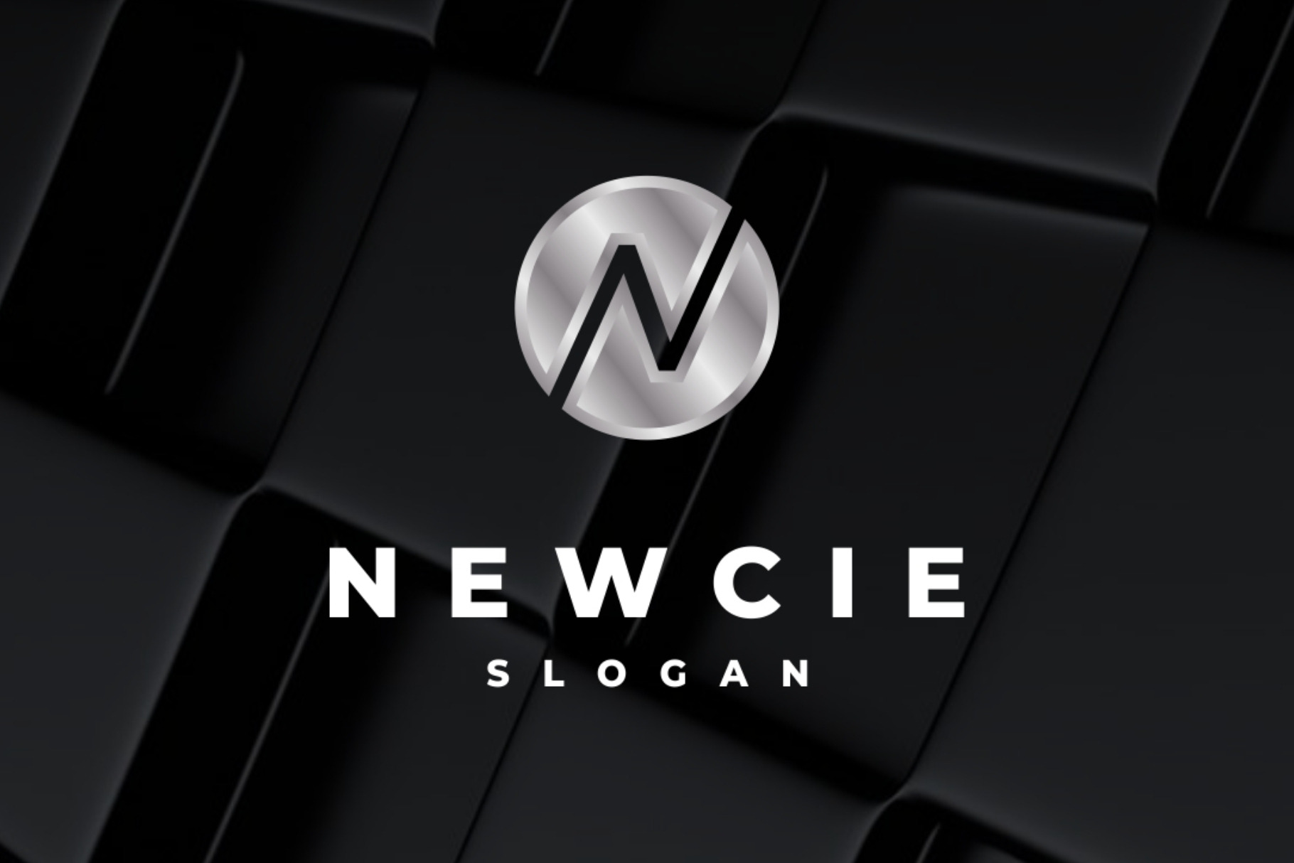 Letter N Silver Metallic Logo, a Branding & Logo Template by sore.studios