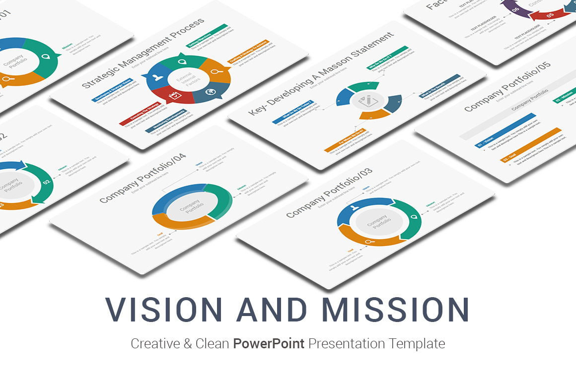 Vision And Mission PowerPoint Design, a Presentation Template by OceanArt