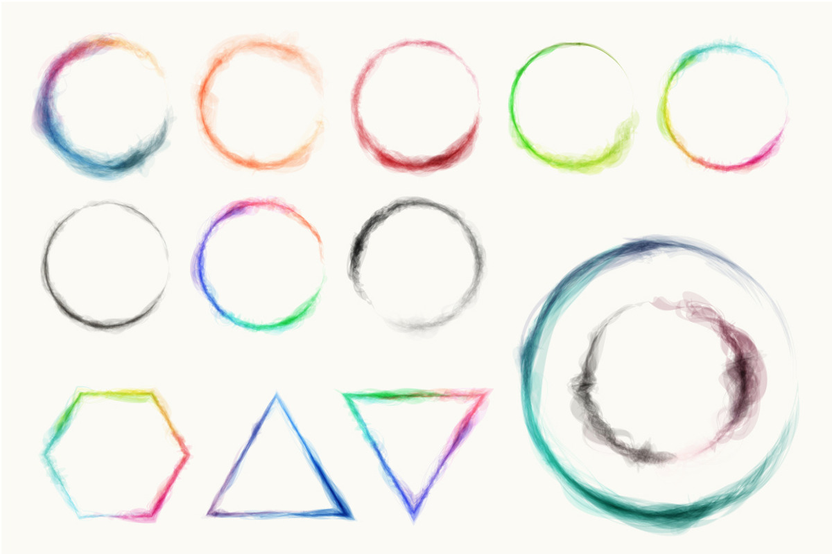 Vector Smoke Brush Set, a Brush Add-On by kloroform