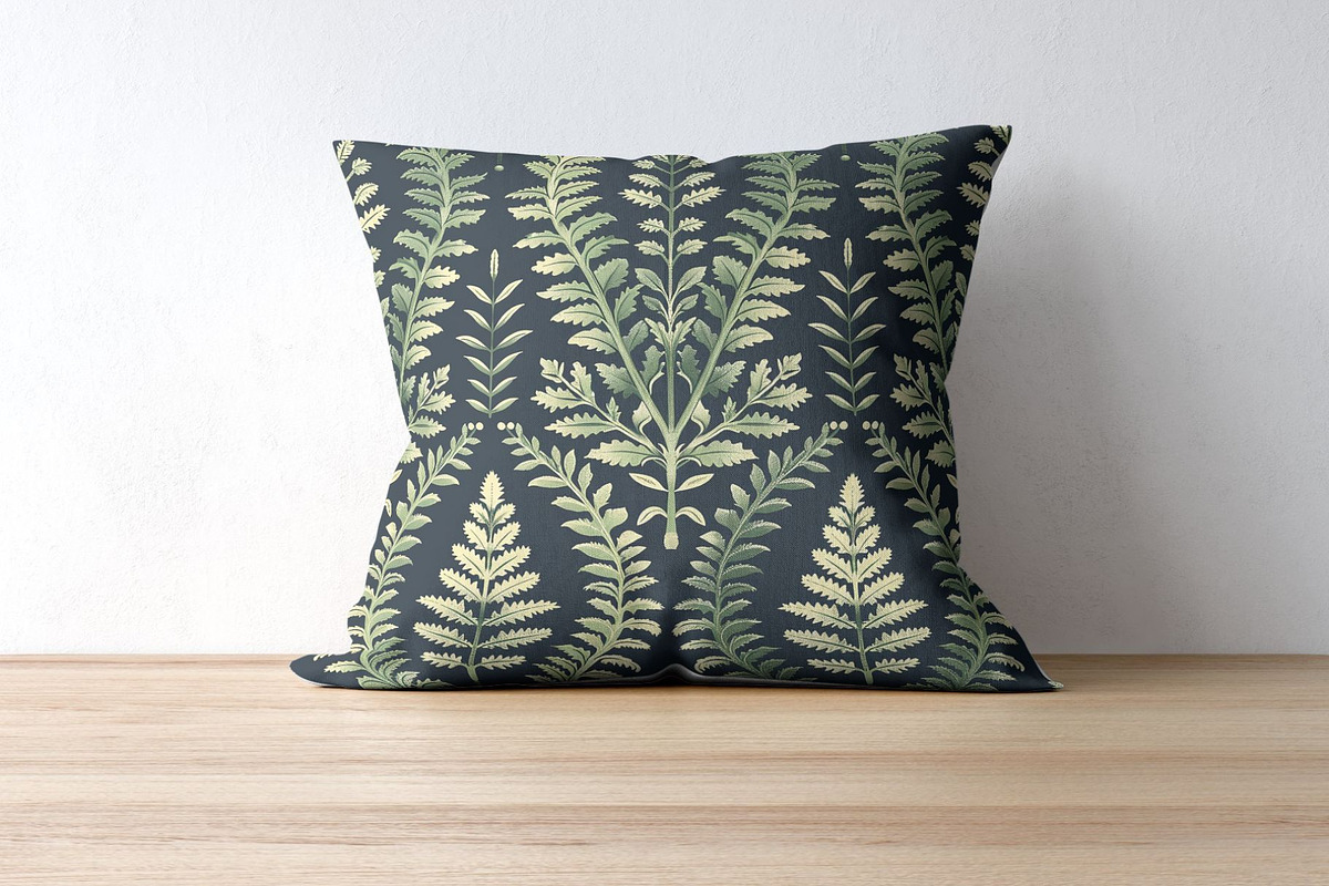 15 Symmetrical Ferns Patterns, a Pattern Graphic by Inknfolly