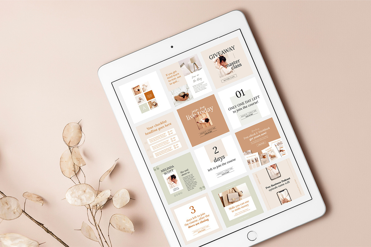 Instagram Course Creator, a Social Media Template by Mirazz