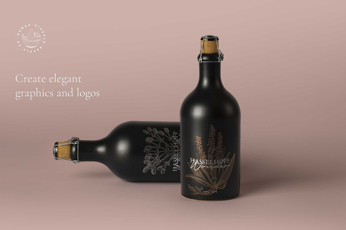 Botanical Illustrations Vol. 2, a Decorative Illustration by Nomad Visuals