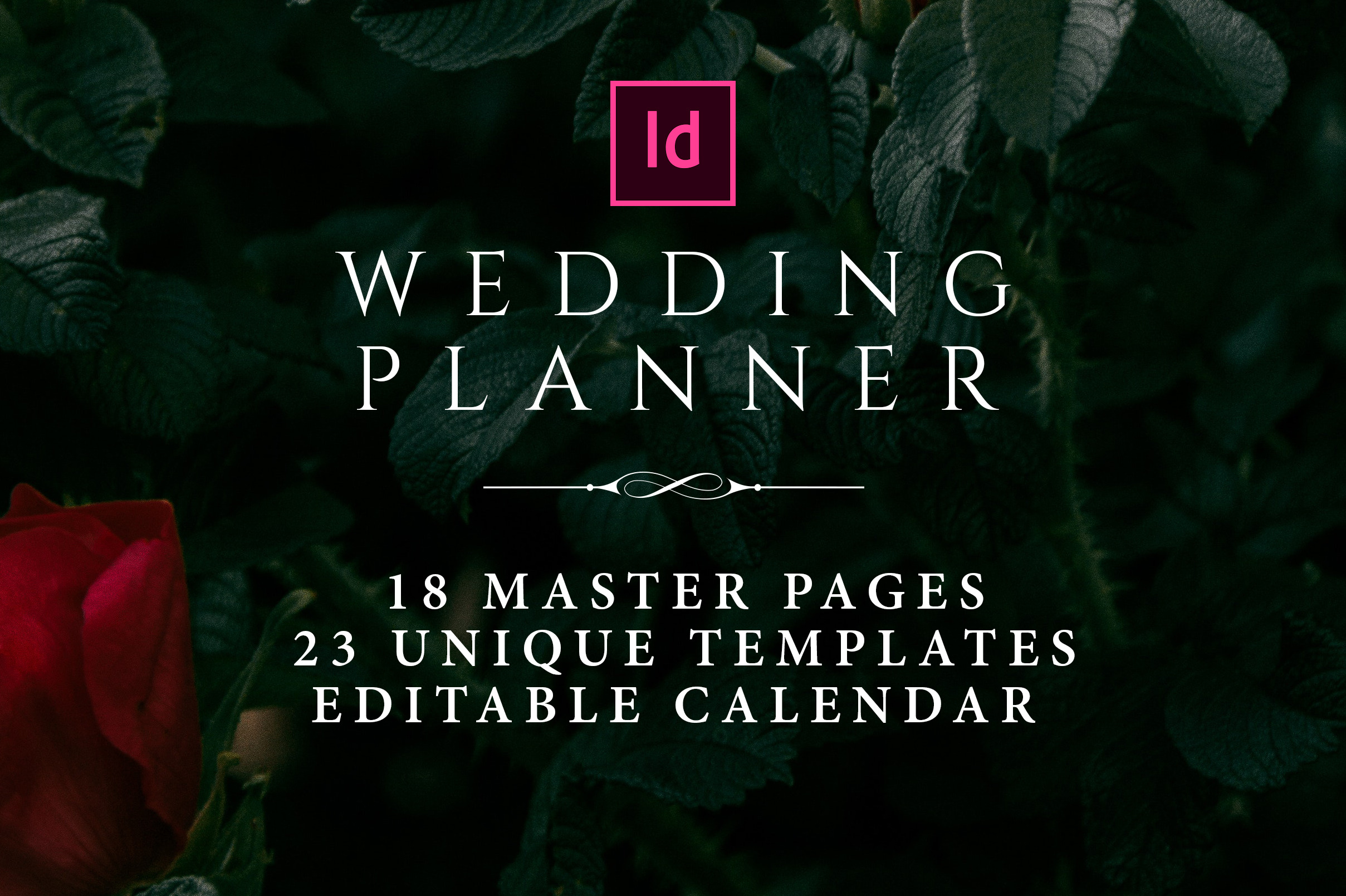 Wedding Planner Template InDesign, a Stationery Template by vatesdesign