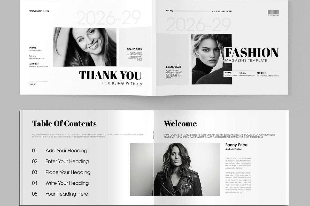 Editorial Luxury Fashion Magazine