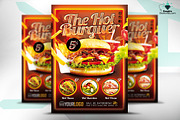Fast Food Promotion Flyer PSD, a Flyer Template by GraphicDiamonds