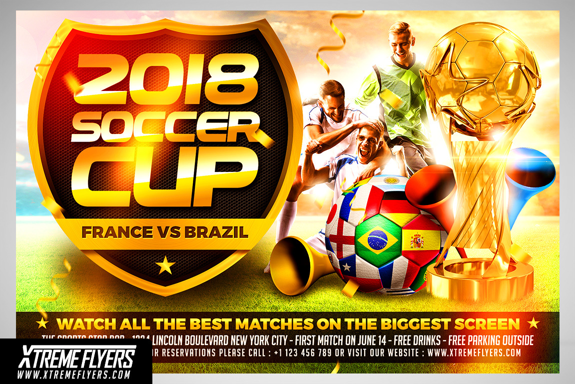 World Cup Flyer Template, a Flyer Template by XtremeFlyers