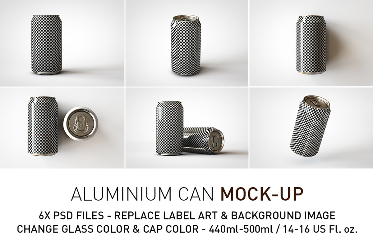 Soda Can | Beer Can Mock-Up 2, a Product Mockup by TSOBG
