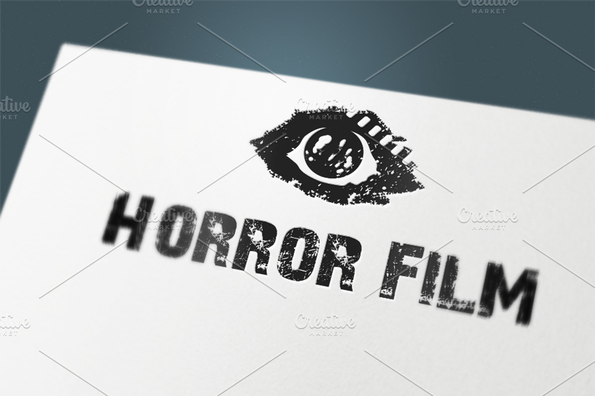 logo horror film, a Branding & Logo Template by UVAconcept