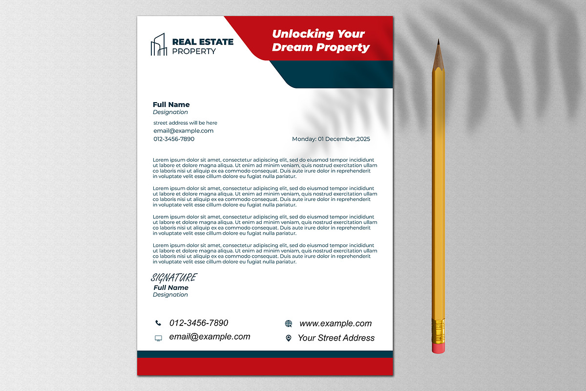 Simple Letterhead Template