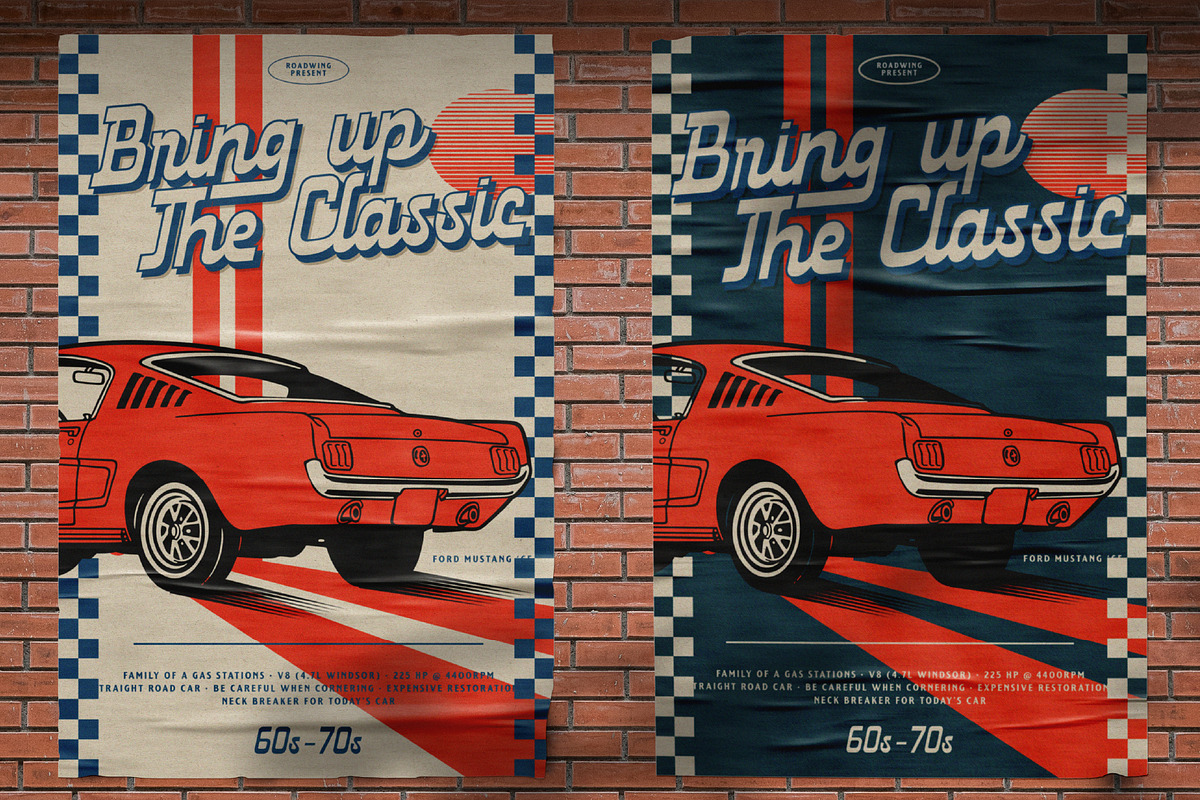 Roadwing Retro Automobile Fonts