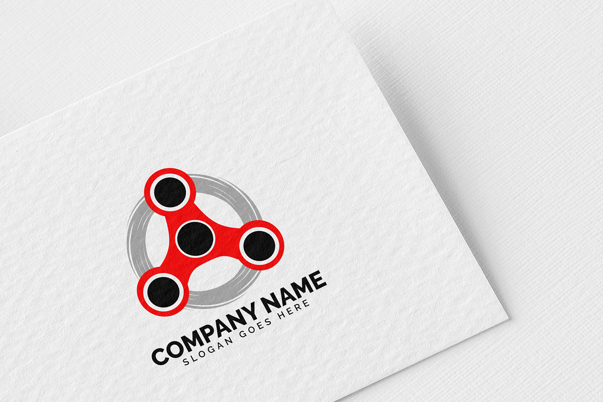 fidget spinner logo template, a Branding & Logo Template by mesuka