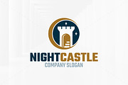 Night Castle Logo Template, a Branding & Logo Template by LOGOMAGINE