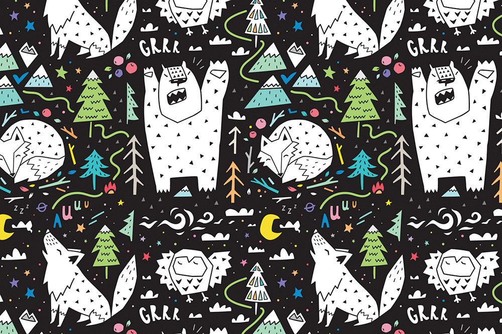 Taiga Bundle, a Pattern Graphic by PenguinHouse