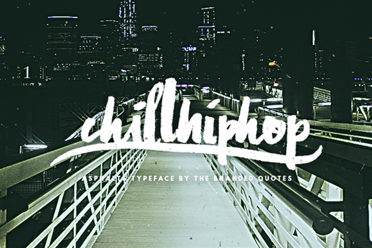 Asphalts and Shorelines - Collection, a Script Font by The Branded Quotes