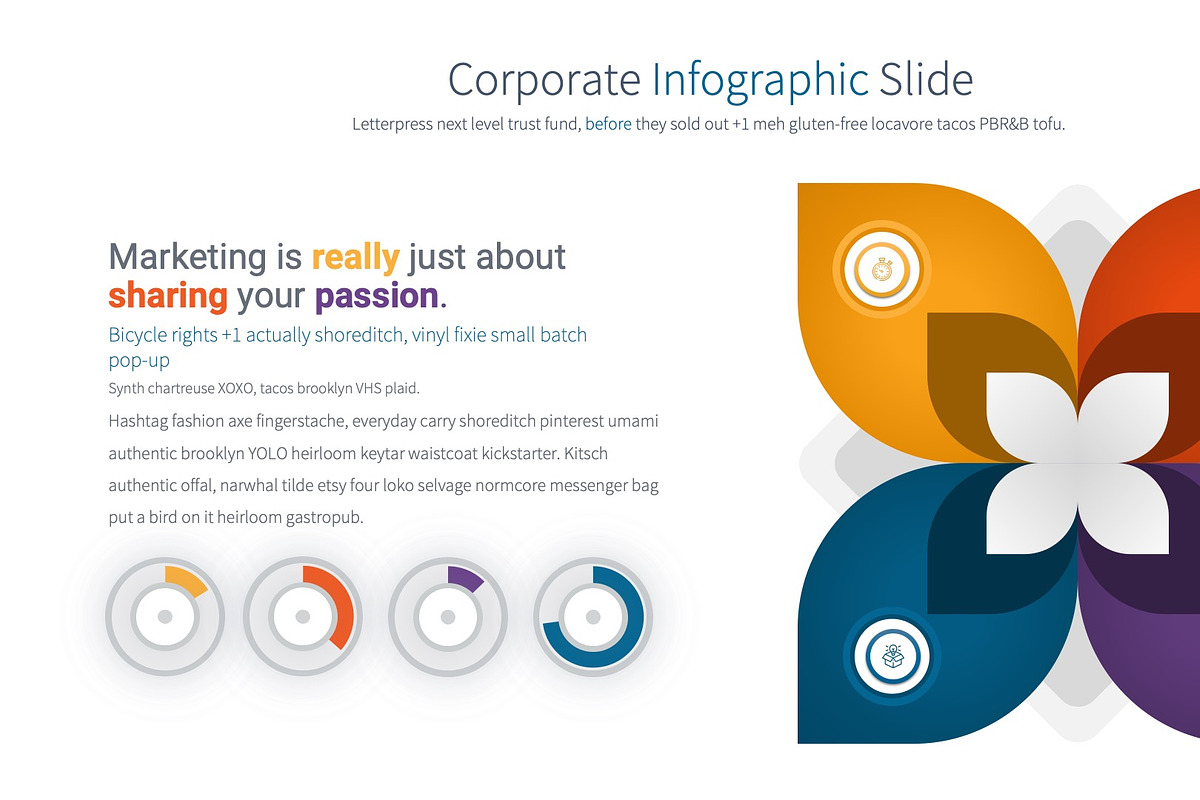 Corporate PowerPoint Infographics, a Presentation Template by Pulsecolor