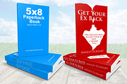 5x8 Paperback Book Mockup