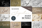 Modern Signature Font Bundle Vol 2, a Handwritten Font by Keke Studio
