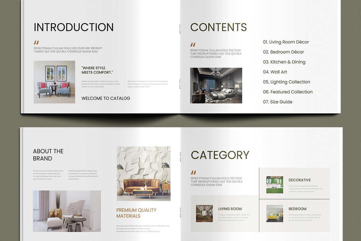 Catalog Template for Corporate