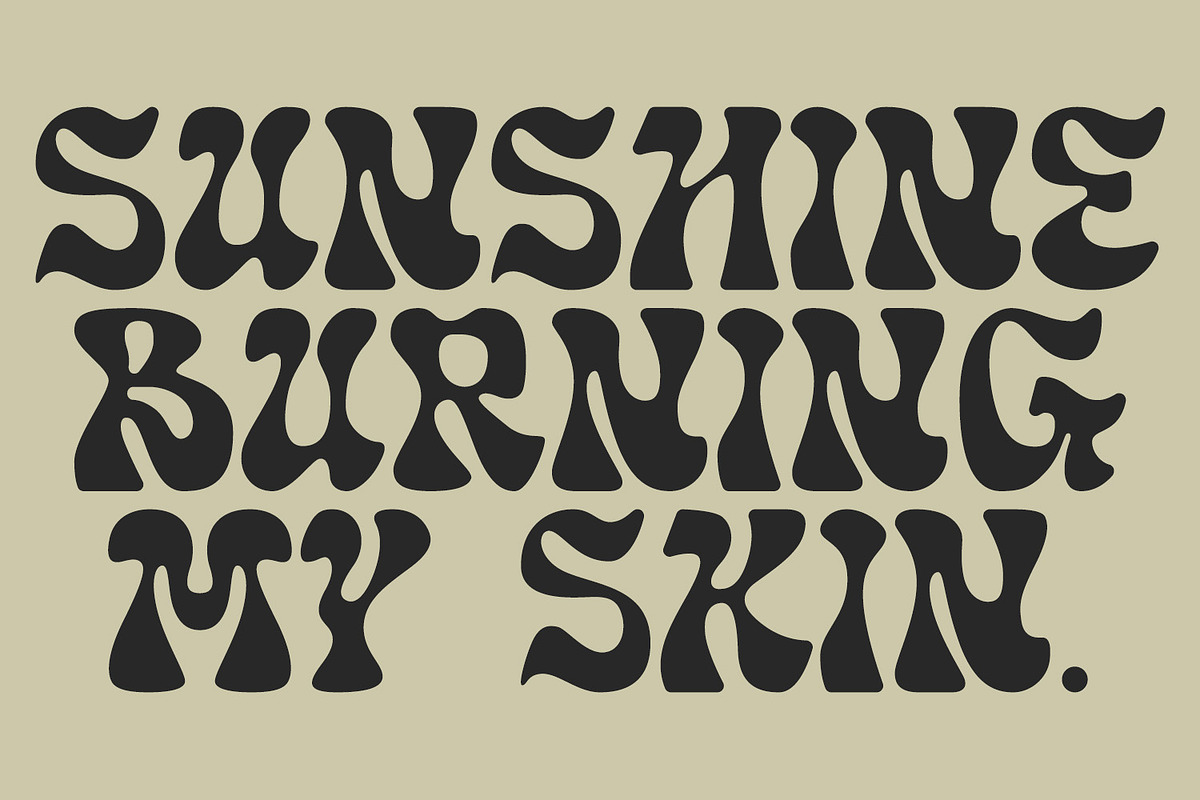 Glass Water - Tropical Font, a Font by HeyFonts