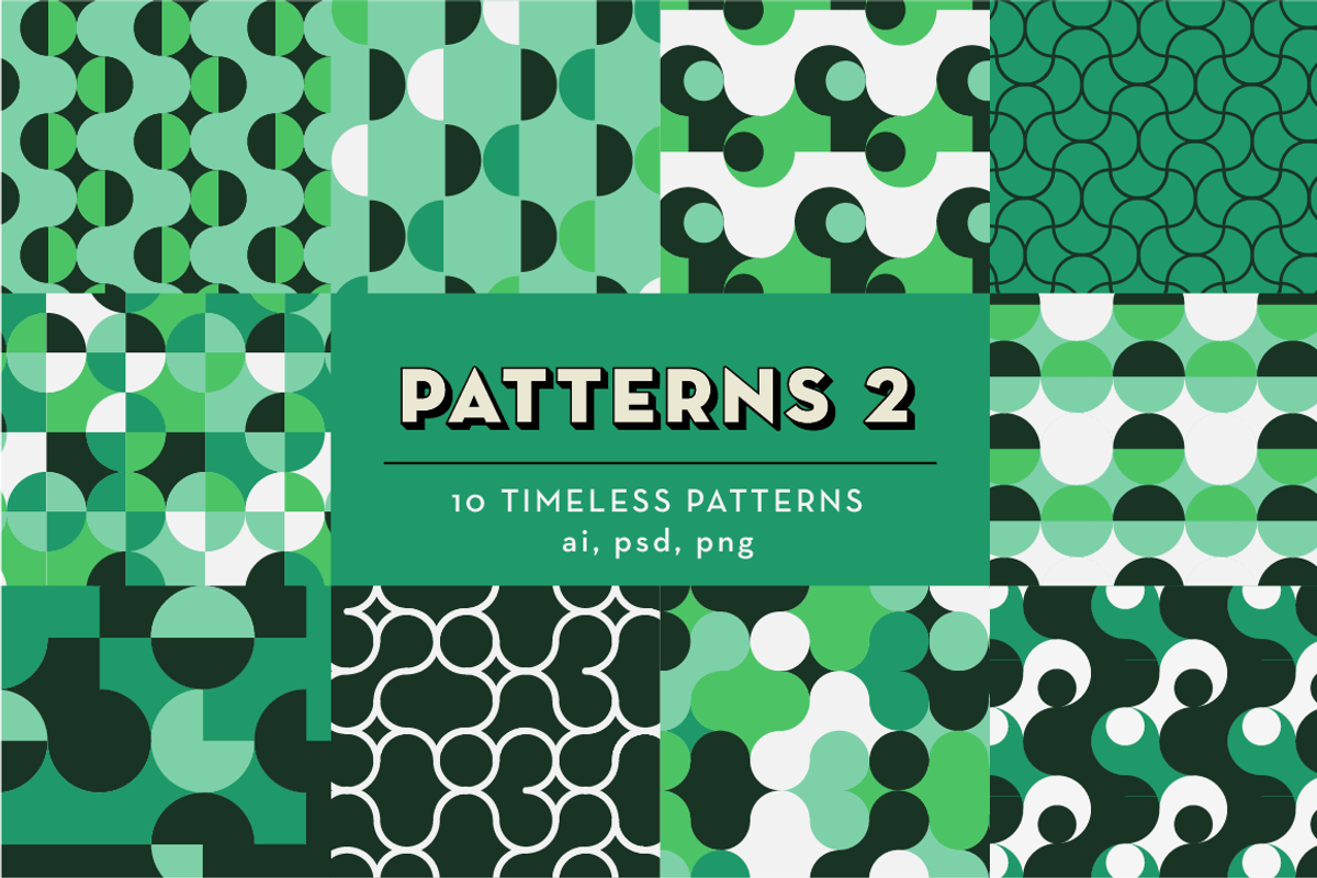 PATTERNS BUNDLE: 100 Geo Patterns, a Pattern Graphic by kloroform | Creative Market