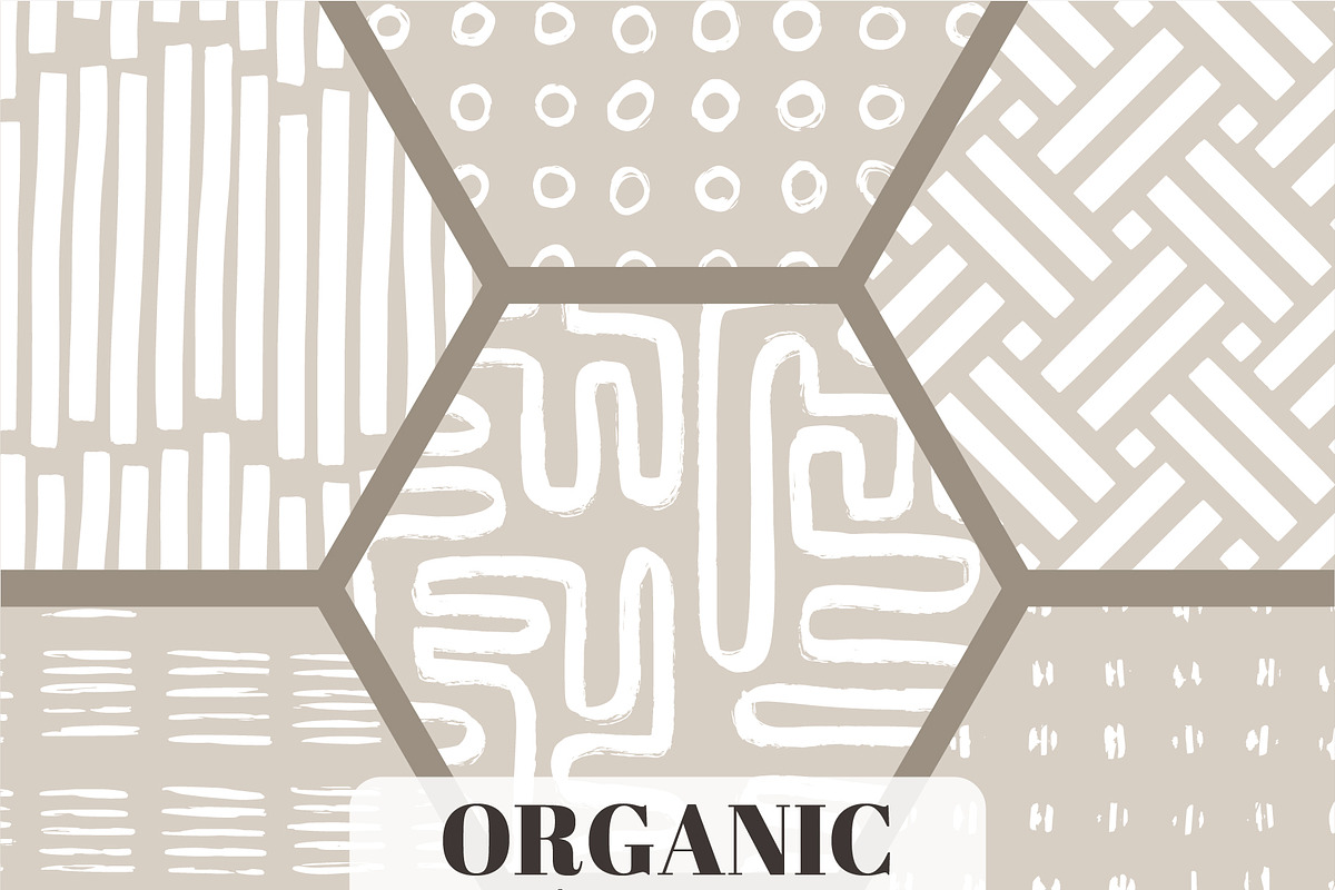 Organic Shapes Seamless Patterns, a Pattern Graphic by AnnArt