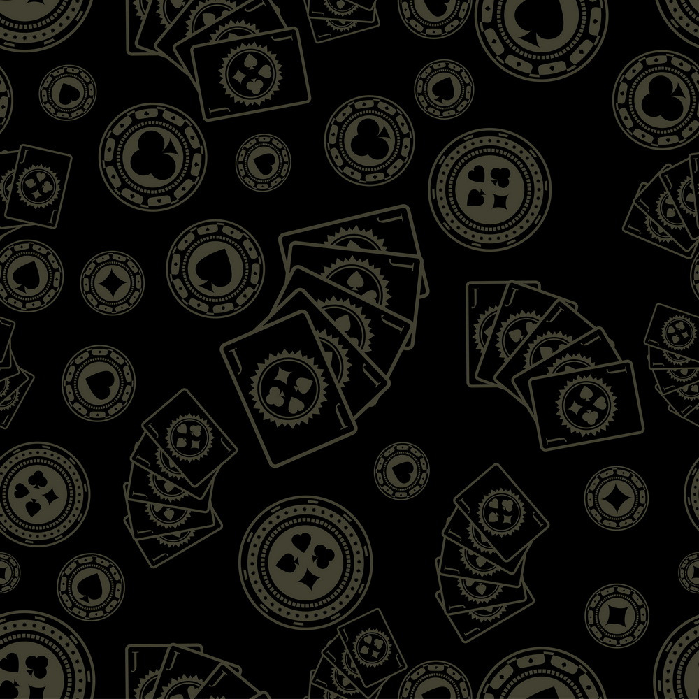 Dark poker pattern, a Pattern Graphic by Vector Shop