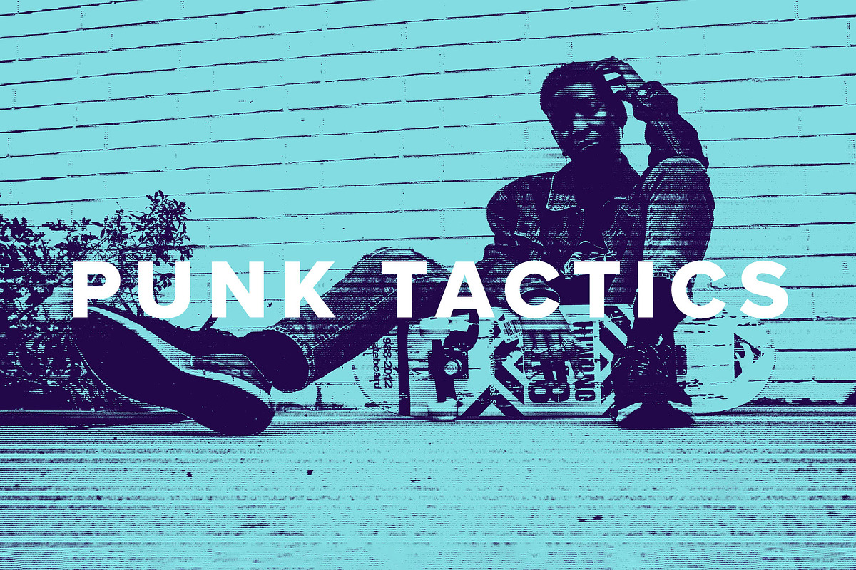 Grunge Duotone Photo Effects Pack, a Layer Style Add-On by Creative Veila