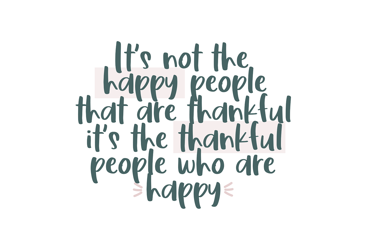 Thankful | A Fun Handwritten Font, a Script Font by KA Designs
