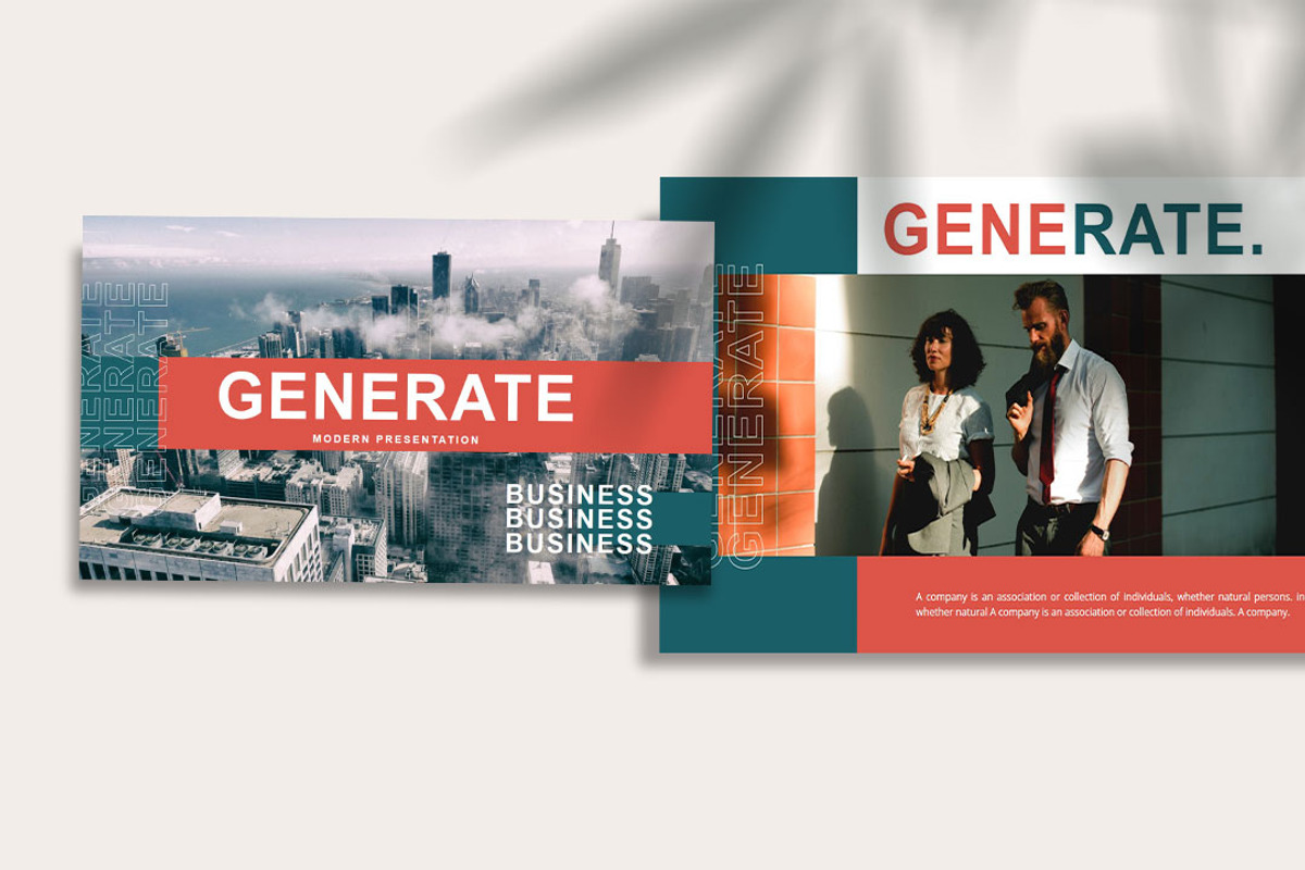 GENERATE-Powerpoint Template, a Presentation Template by TypeMakers