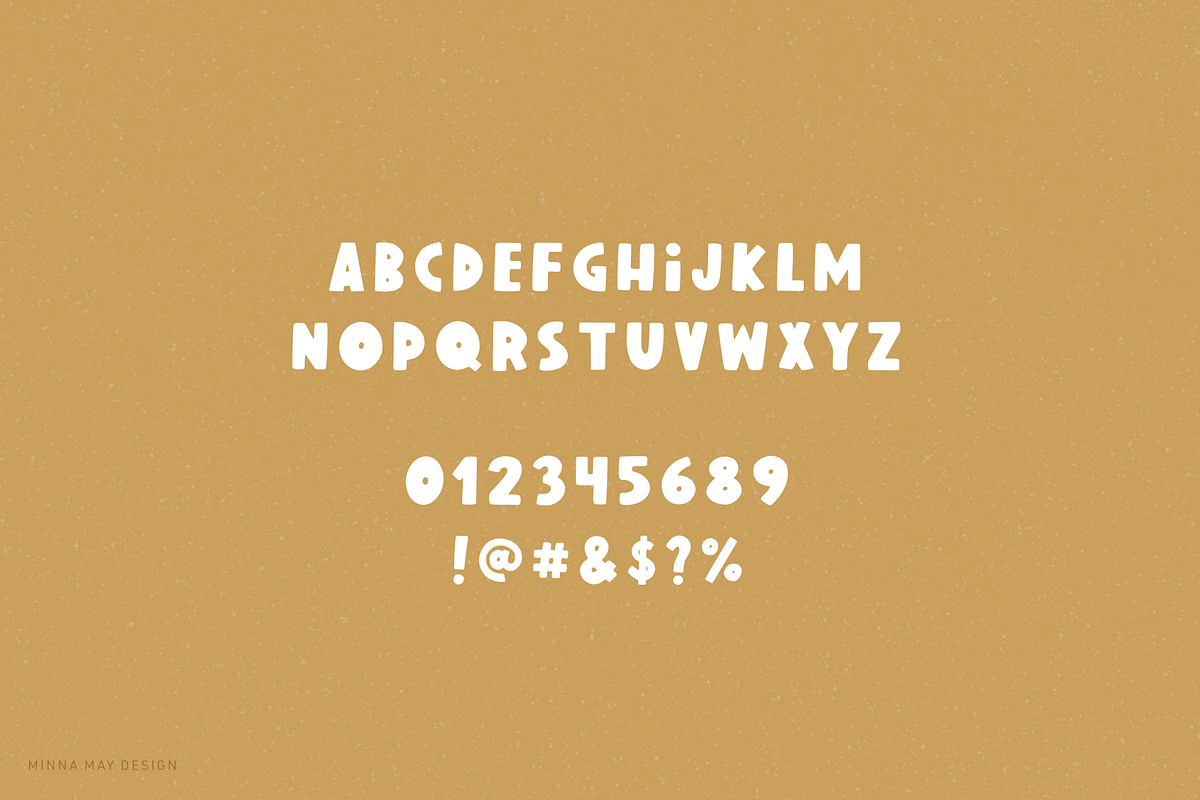 Daisy - Fun Bubbly Display Font, a Font by Minna May Design