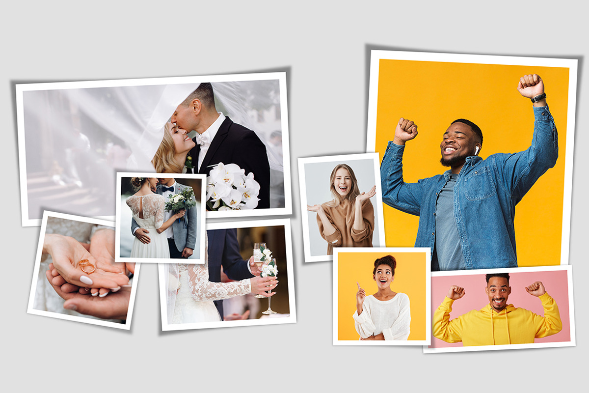 Photo Collage Template, a Social Media Template by Weape Studio