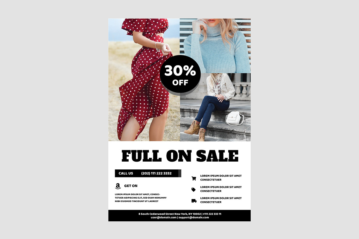 Apparel Product Promotion Flyer, a Flyer Template by PenciGraphics