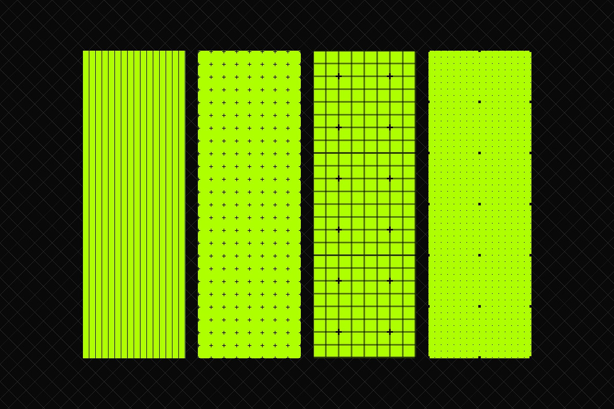 Basic Grids Collection, a Texture Graphic by Design Squad