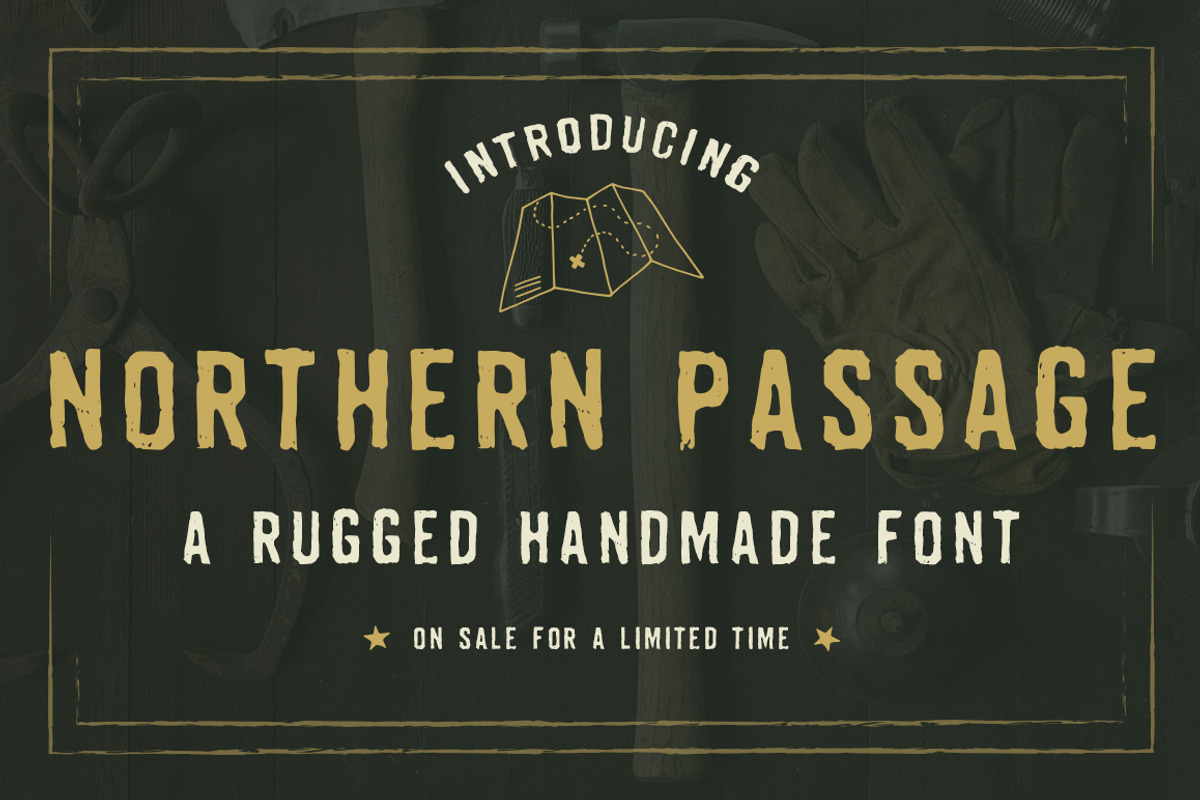 Northern Passage - A Handmade Font, a Font by Build Interactive