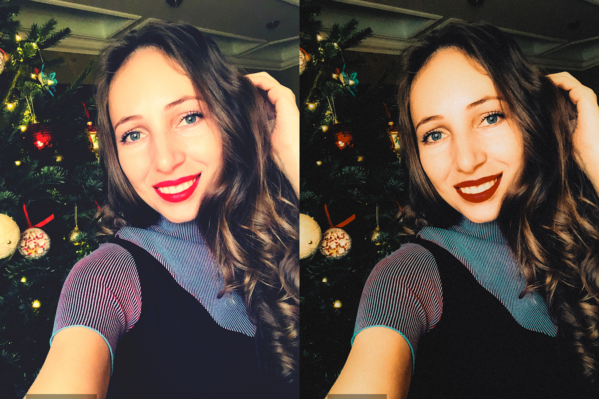 15 Retro Christmas Lightroom Presets, a Preset Add-On by RamsaGraphi