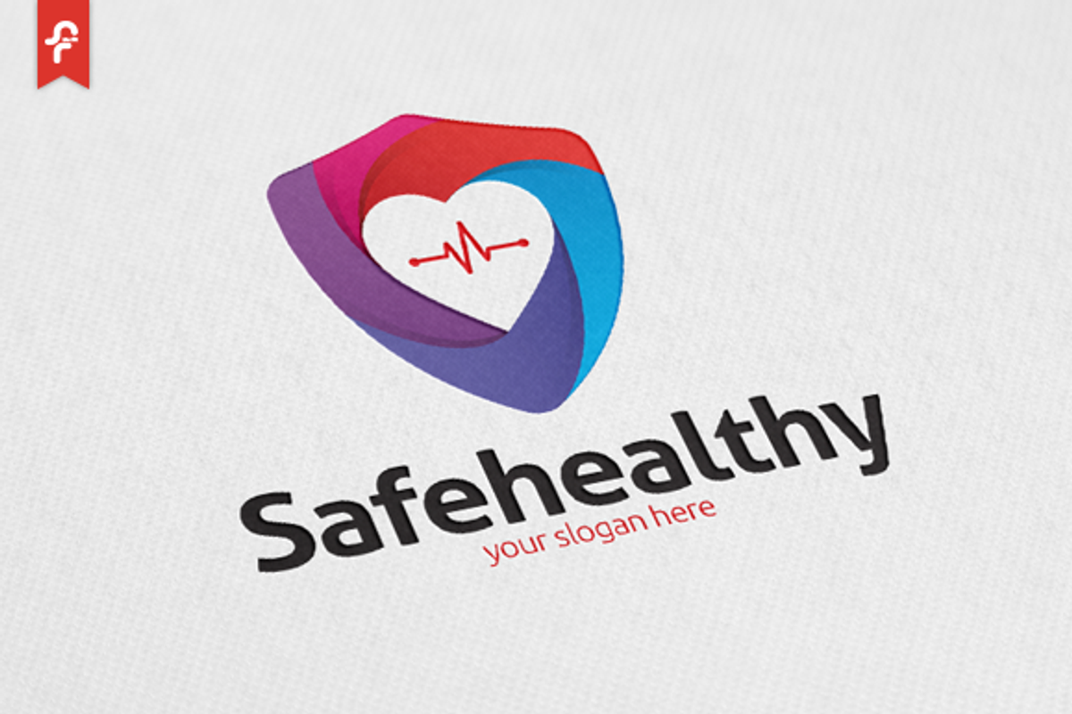 Safe Healthy Logo, a Branding & Logo Template by ft.studio