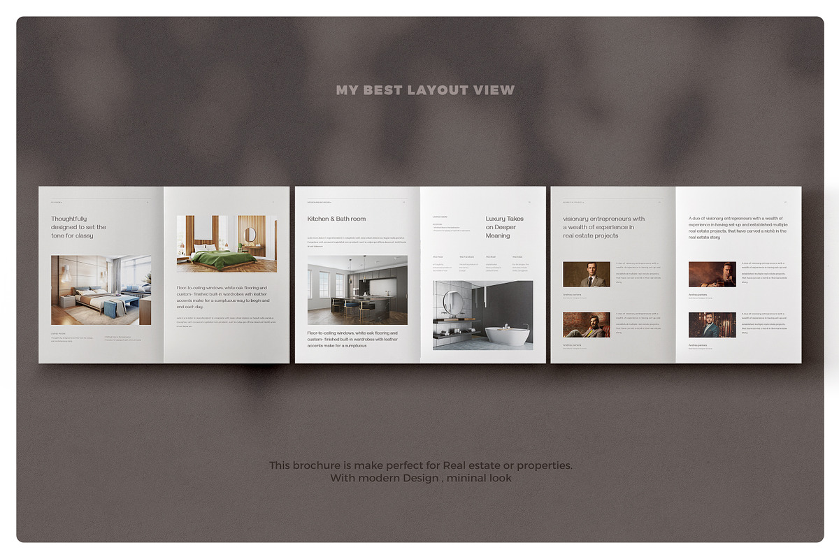 Luxury Brochure Template, a Brochure Template by AlfianBrand
