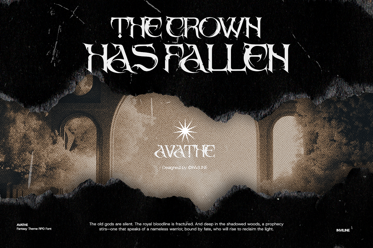 Avathe – Dark Fantasy RPG Font