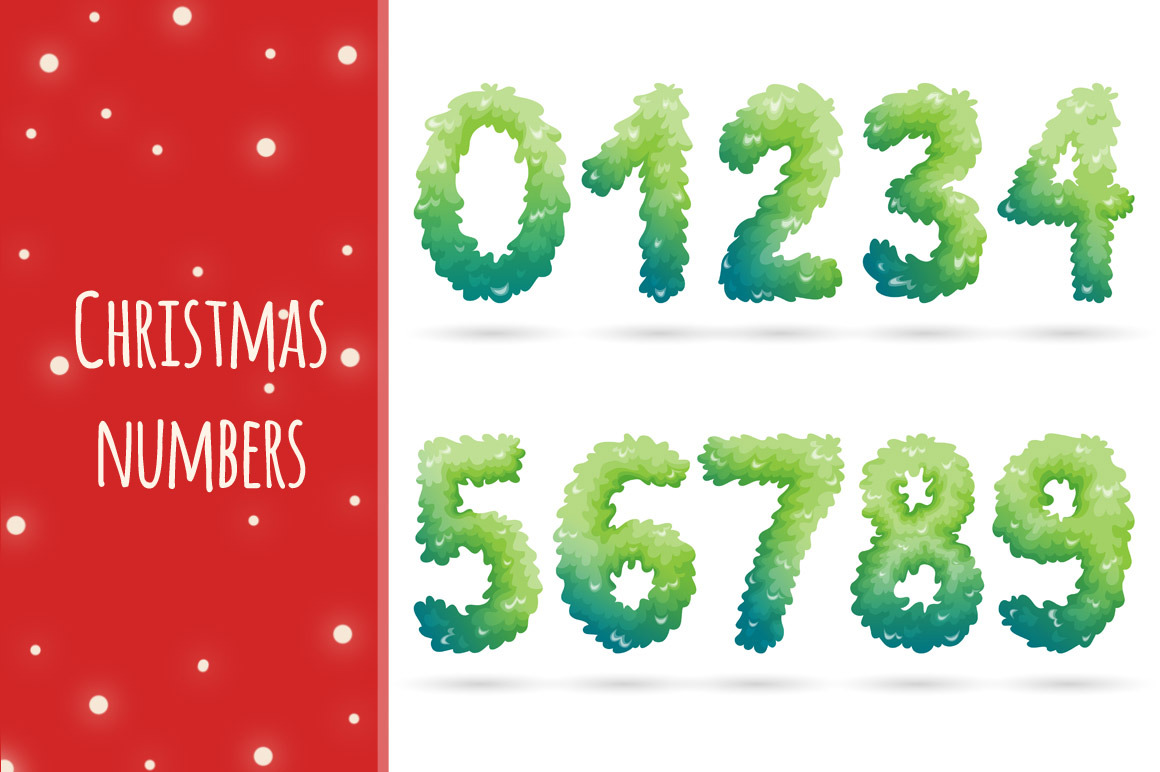 Christmas numbers, an Object Graphic by nenochka