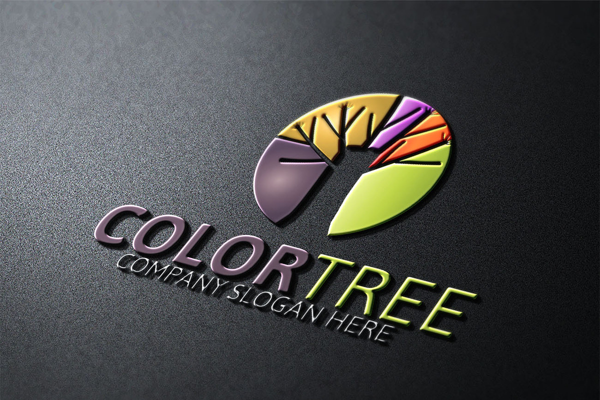 Color Tree Logo, a Branding & Logo Template by Josuf Media