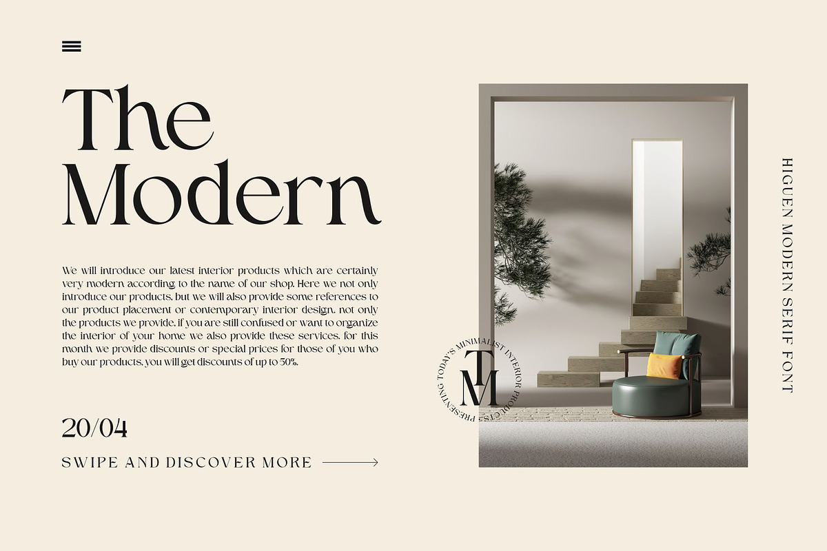 Higuen Elegant Serif, a Serif Font by ngene