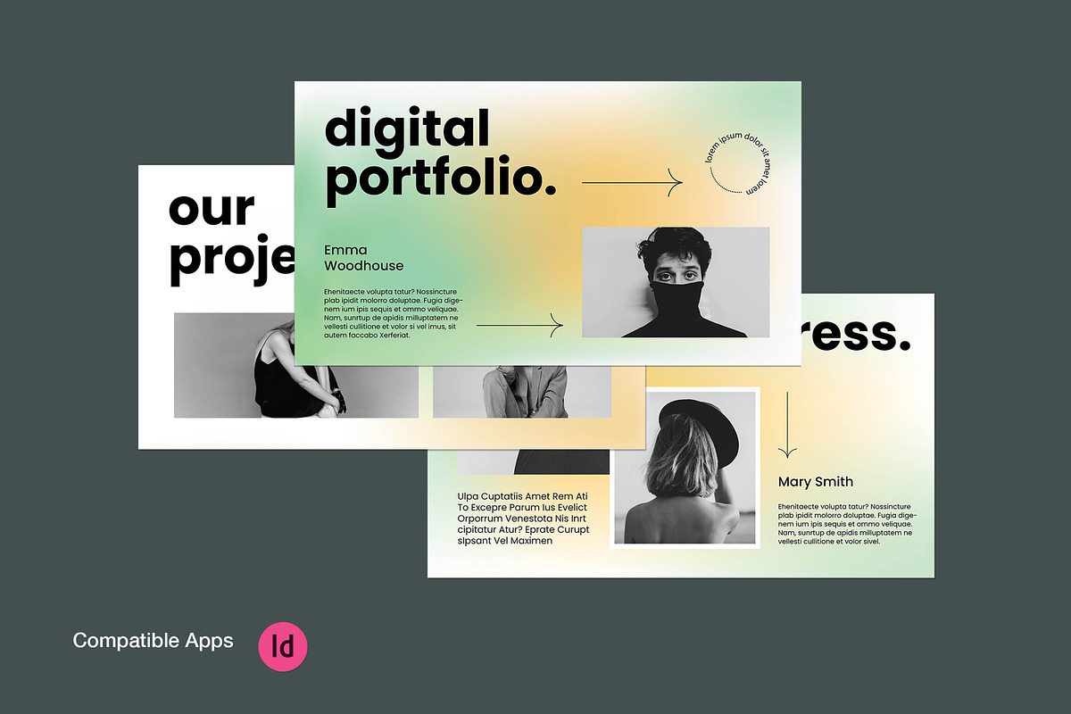 Digital Portfolio Template, a Templates & Theme by evgenystudio