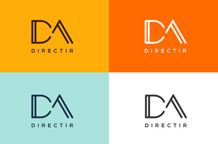 monogram icon logo DA, a Branding & Logo Template by idesign_4u